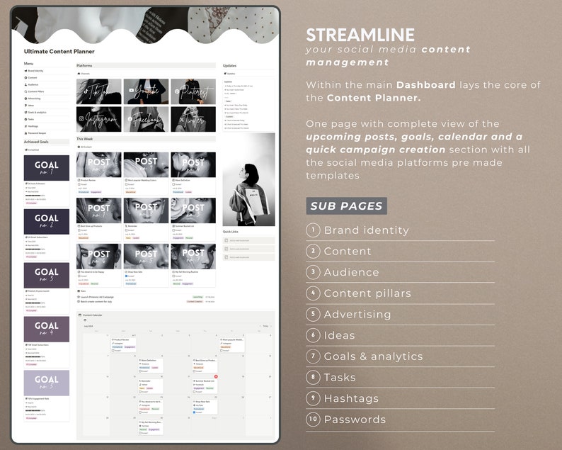 Content Planner Social Media Management Tool Digital Marketing ...