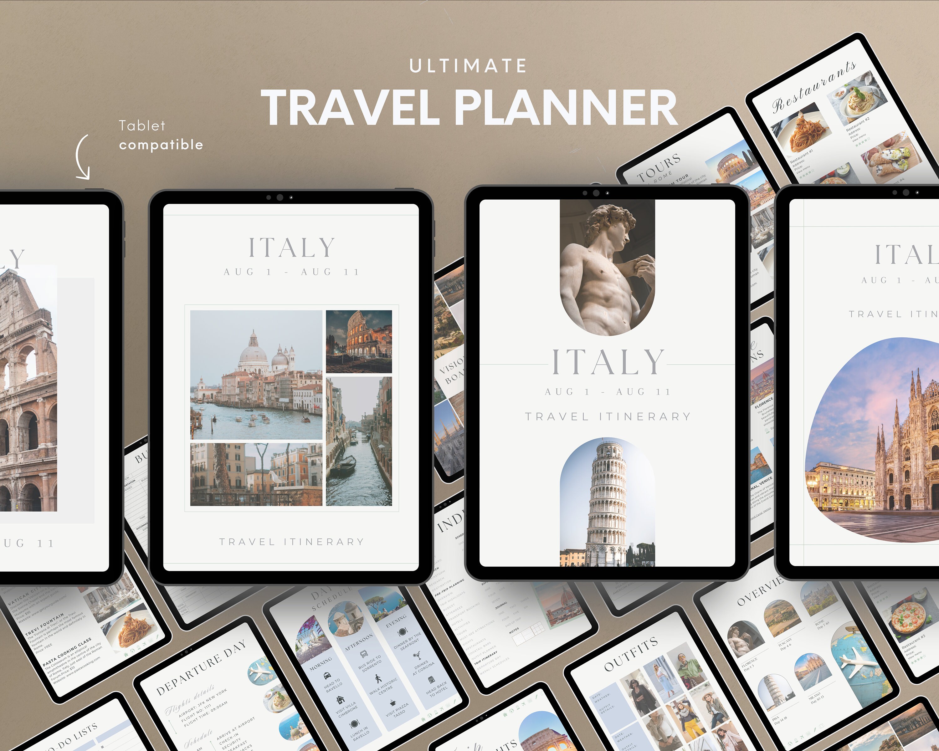 Travel Itinerary Template Editable Travel Planner Travel Journal Canva ...