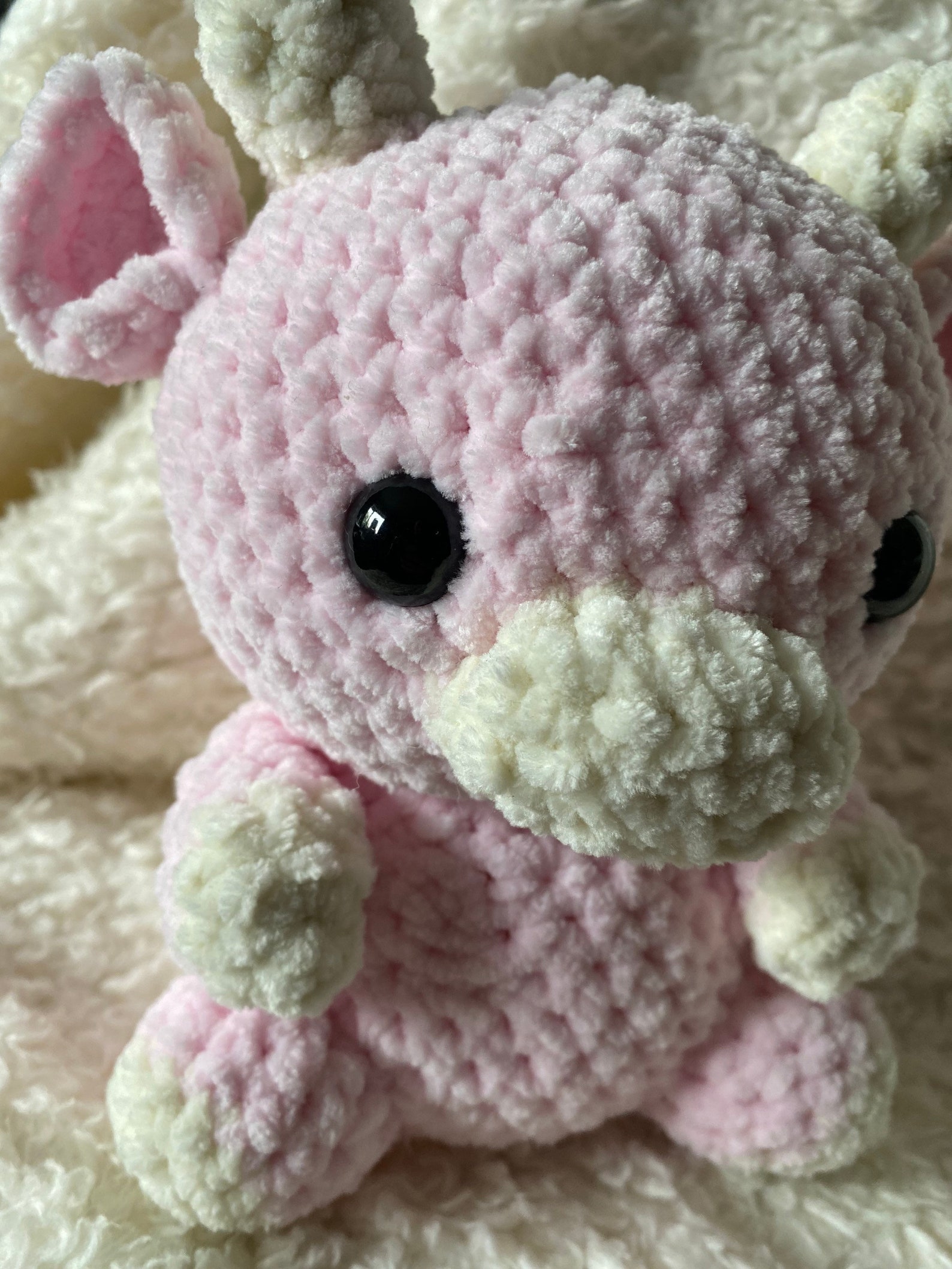 Crocheted Chenille Strawberries and Cream “moo-shake” - Etsy