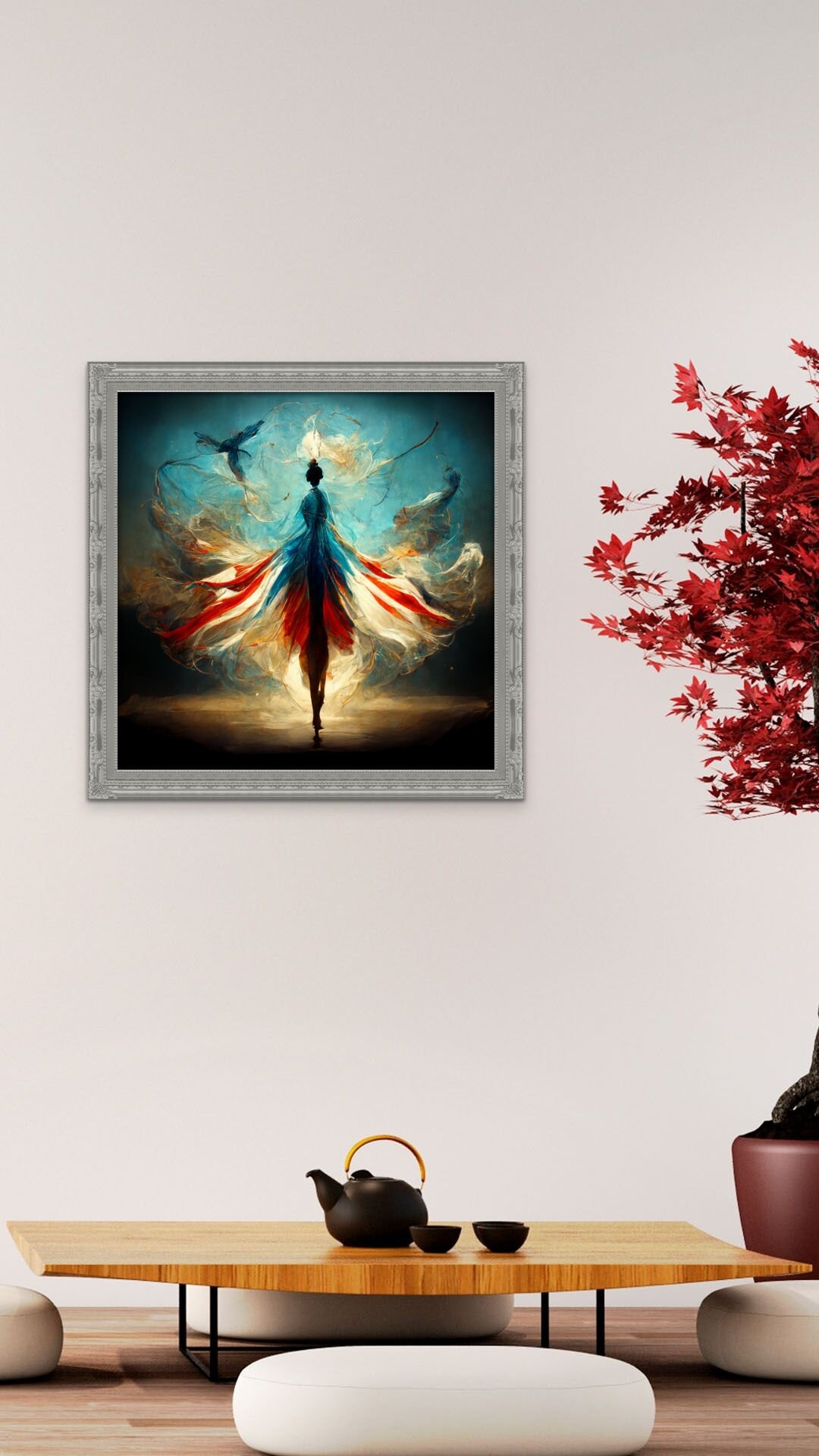 Woman Empowered Digital Print, Abstract Contemporary Artwork, Women ...
