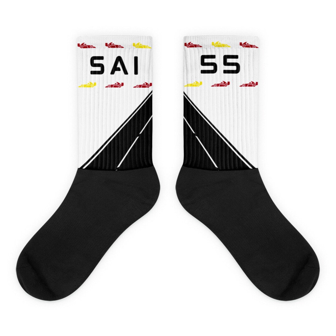 Formula 1 Carlos Sainz Ferrari Socks - Etsy