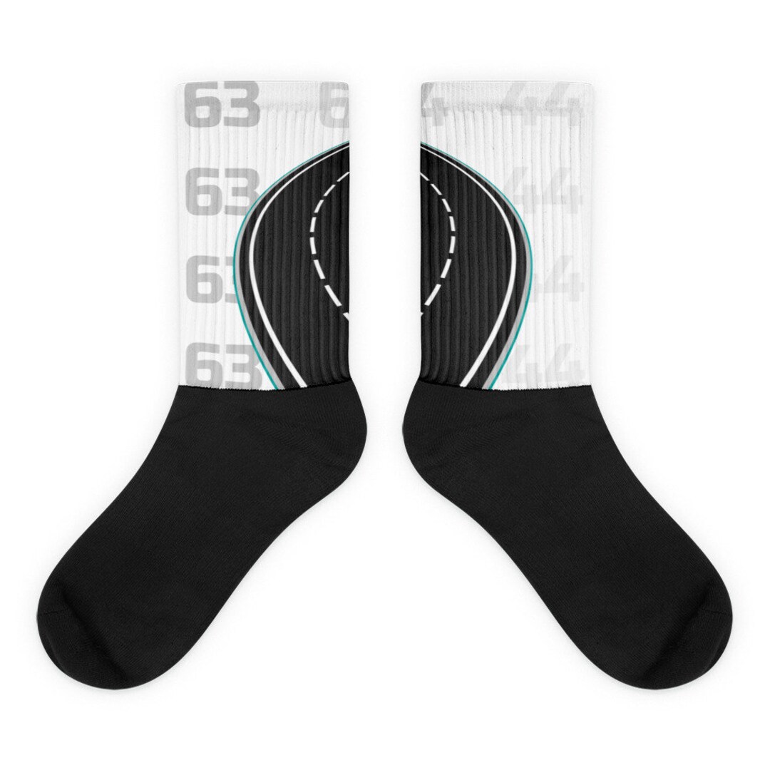 Formula 1 Team Mercedes - Hamilton and Russell Socks - Etsy
