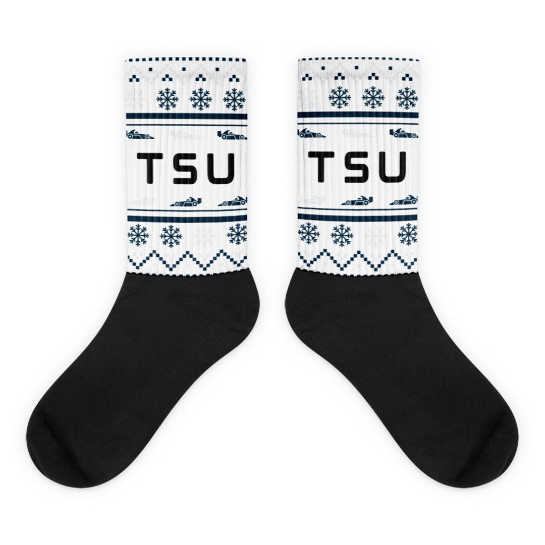 Formula 1 Yuki Tsunoda Foot Sublimated Christmas Winter Crew Socks - Etsy