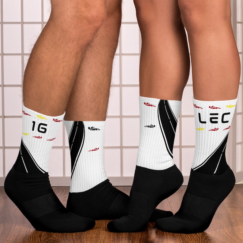 Formula 1 Charles Leclerc Ferrari Socks - Etsy