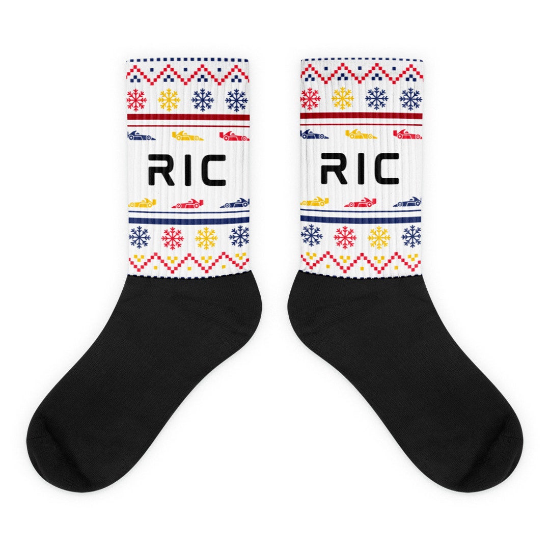 Formula 1 Daniel Ricciardo 2023 Red Bull Christmas Winter Crew Socks - Etsy