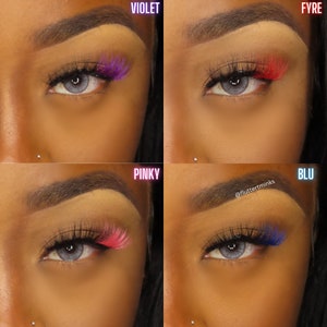 Colored Lashes | Wholesale Colored Lashes | Colored Mink Lashes | Two ...