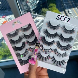 Butterfly Lashes Glitter Lashes Confetti Lashes Colored Lashes ...