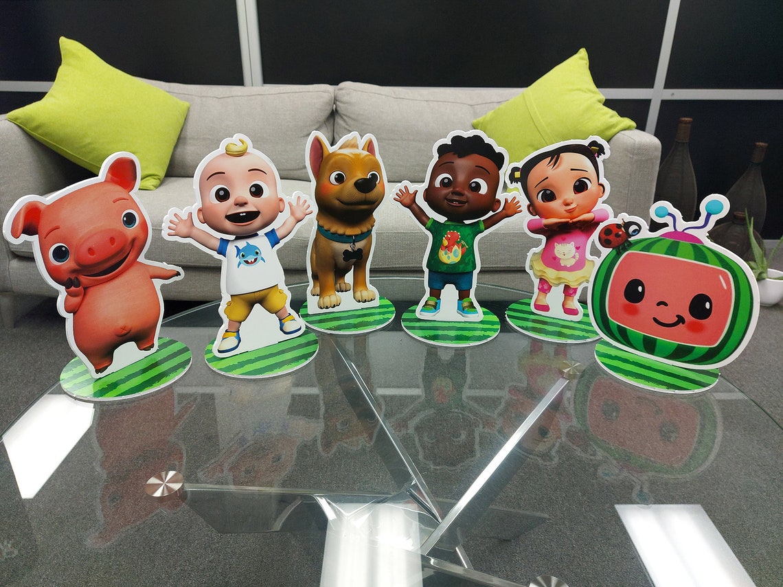 COCOMELON CENTERPIECE Cocomelon Table TOPPER Cocomelon Table - Etsy Canada