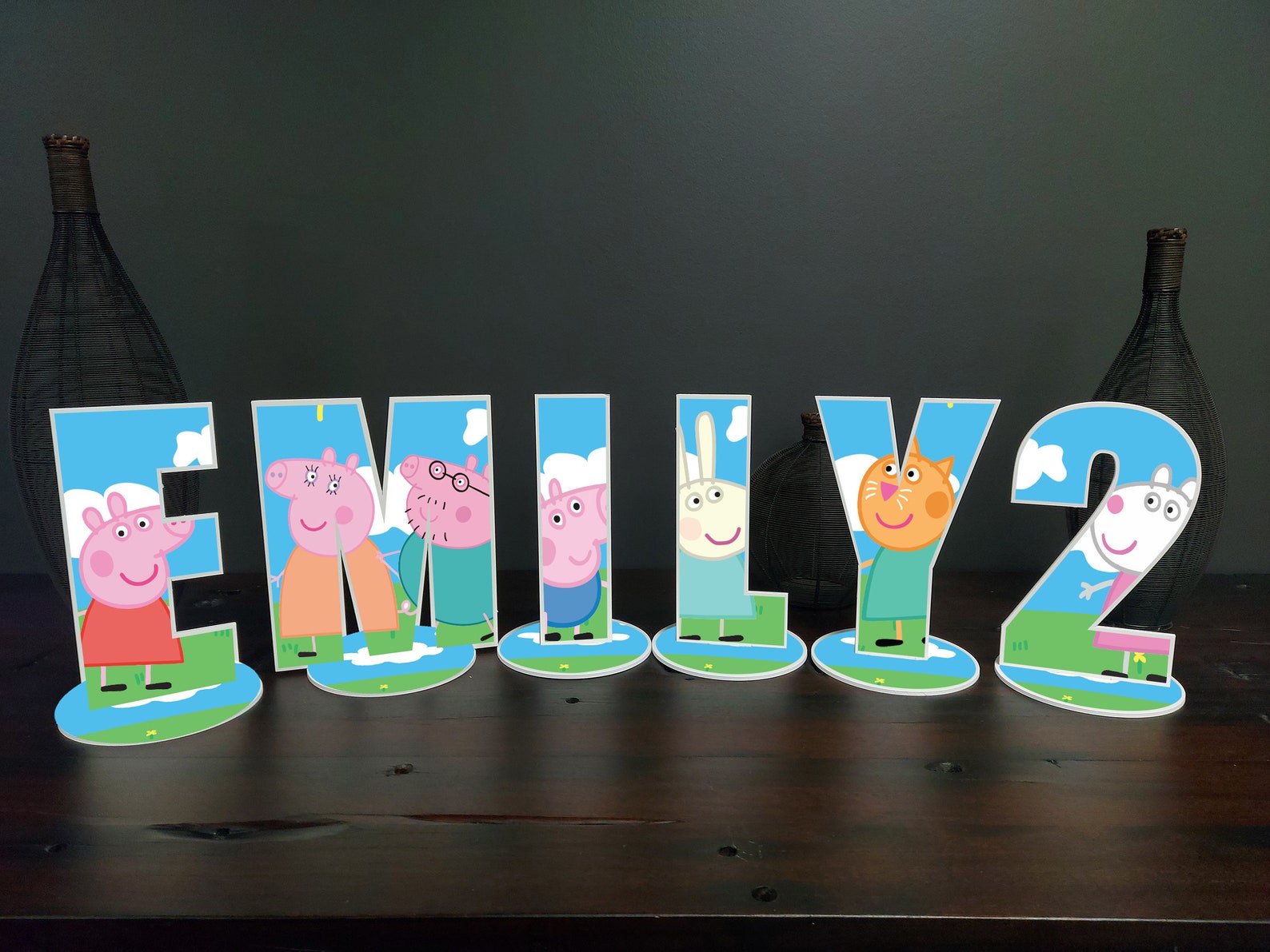 PEPPA PIG Centerpiece Peppa Pig Table Topper Peppa Pig Table - Etsy Canada