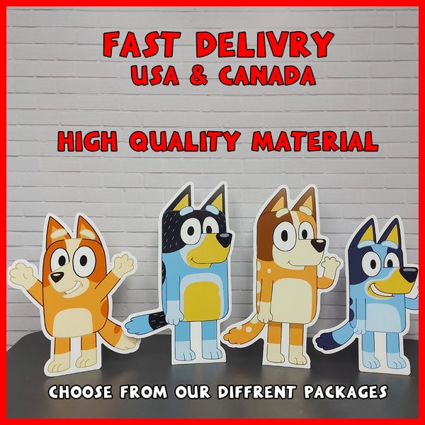 Bluey Backdrop Birthday - Etsy