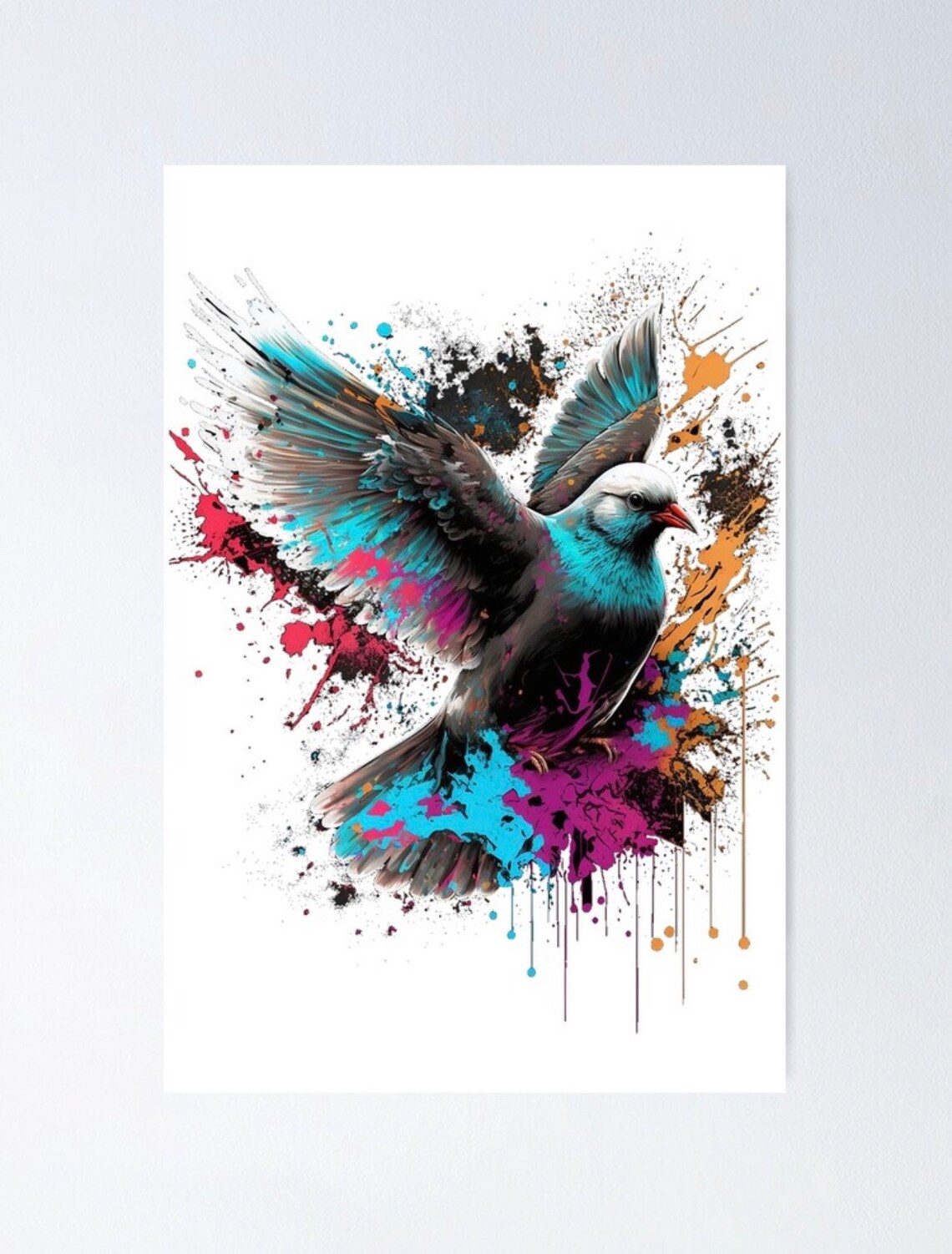 Dove T-shirt Design Digital Artwork. Printable - Etsy