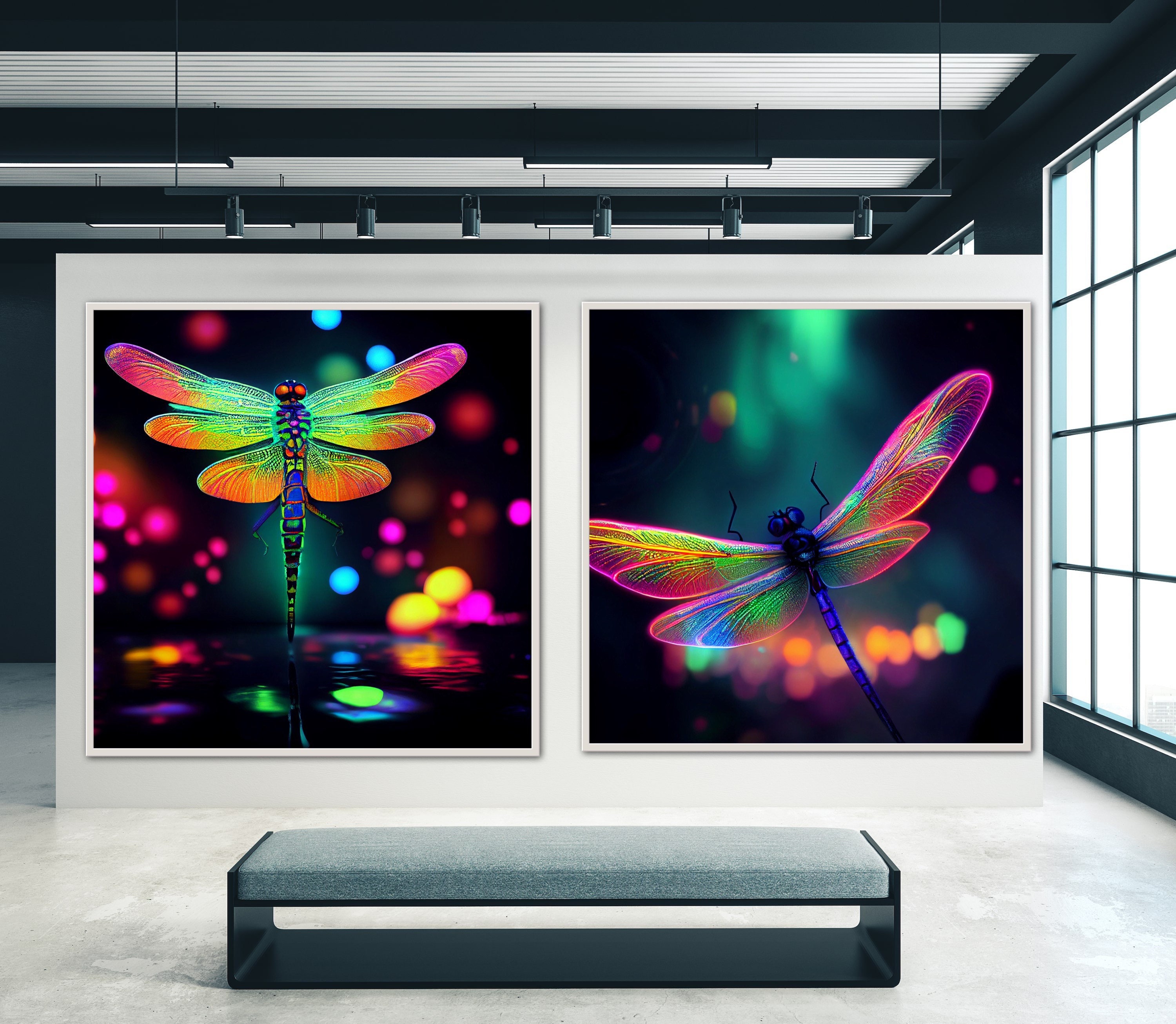 Set of 10 Dragonfly , Dragonfly Printable, Digital Artwork, Art ...