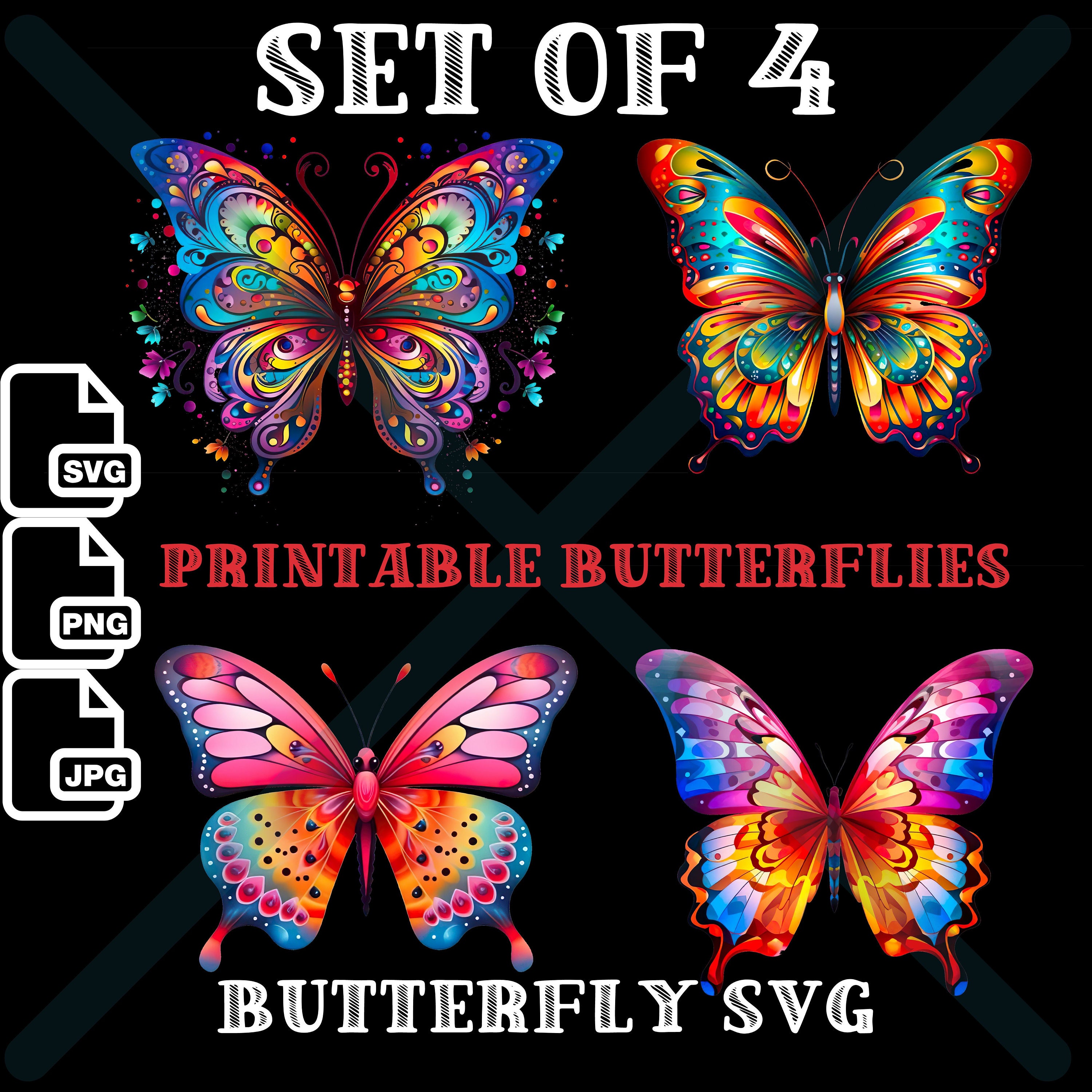 Butterfly SVG, Butterfly Bundle Svg, Butterflies Svg, Commercial Use ...