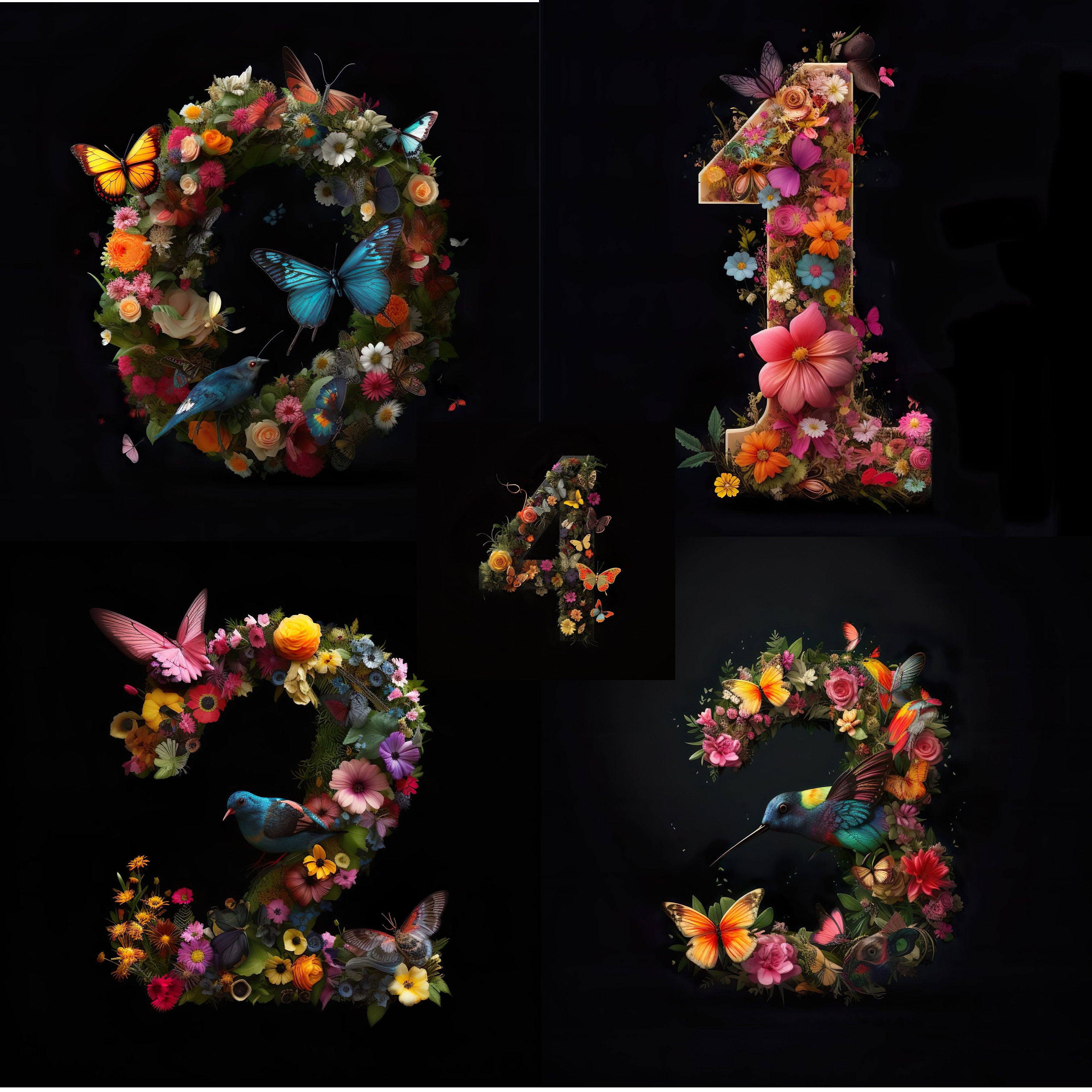 Numbers 0-9 Printable | All Numbers Art | Number Prints | PRINTABLE ...