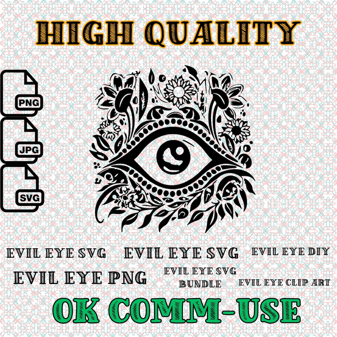 Evil Eye Svg Bundle, Evil Eye Png, Evil Eye Cut Files, Turkish Eye Svg ...