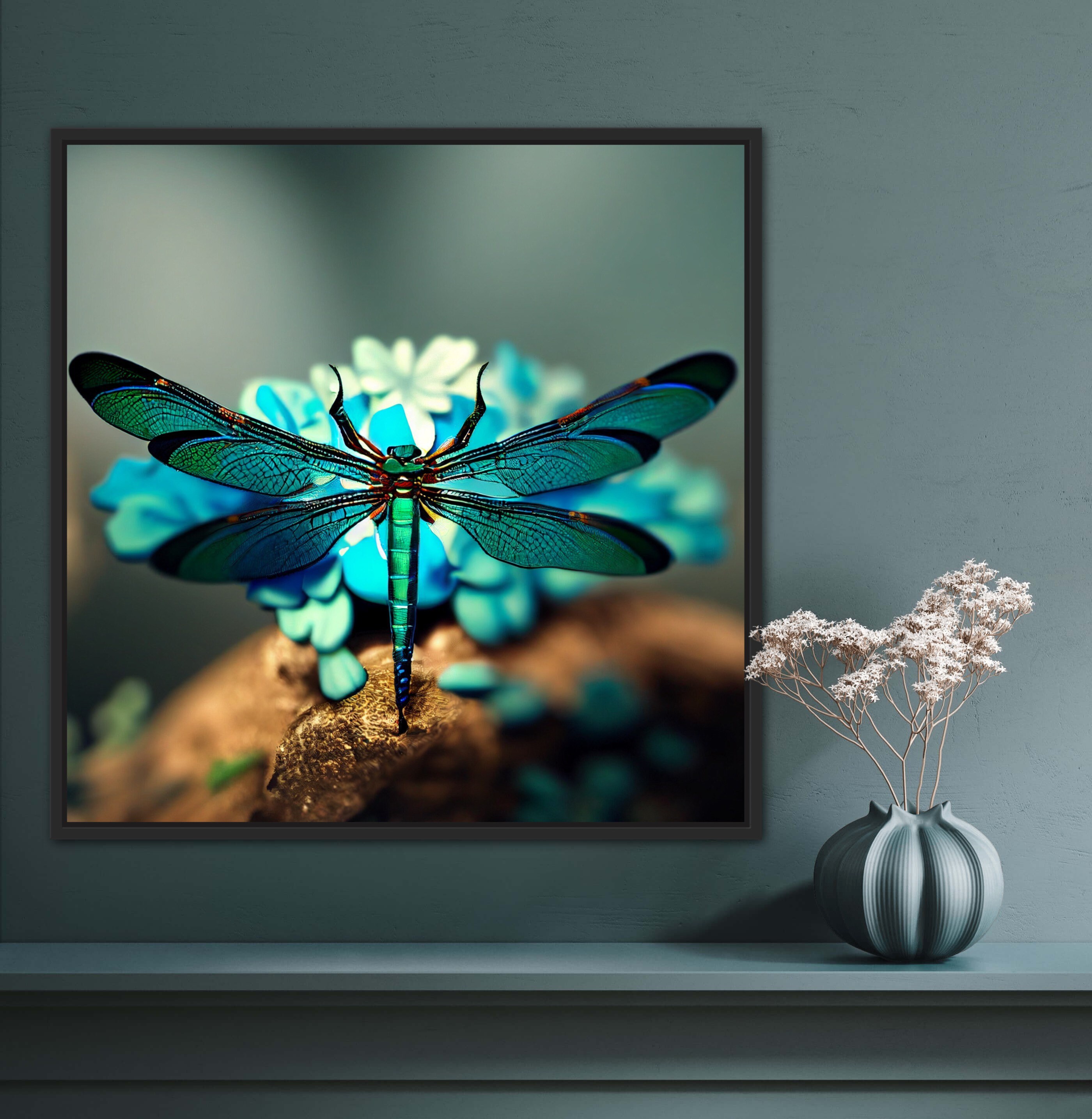Set of 10 Dragonfly , Dragonfly Printable, Digital Artwork, Art ...