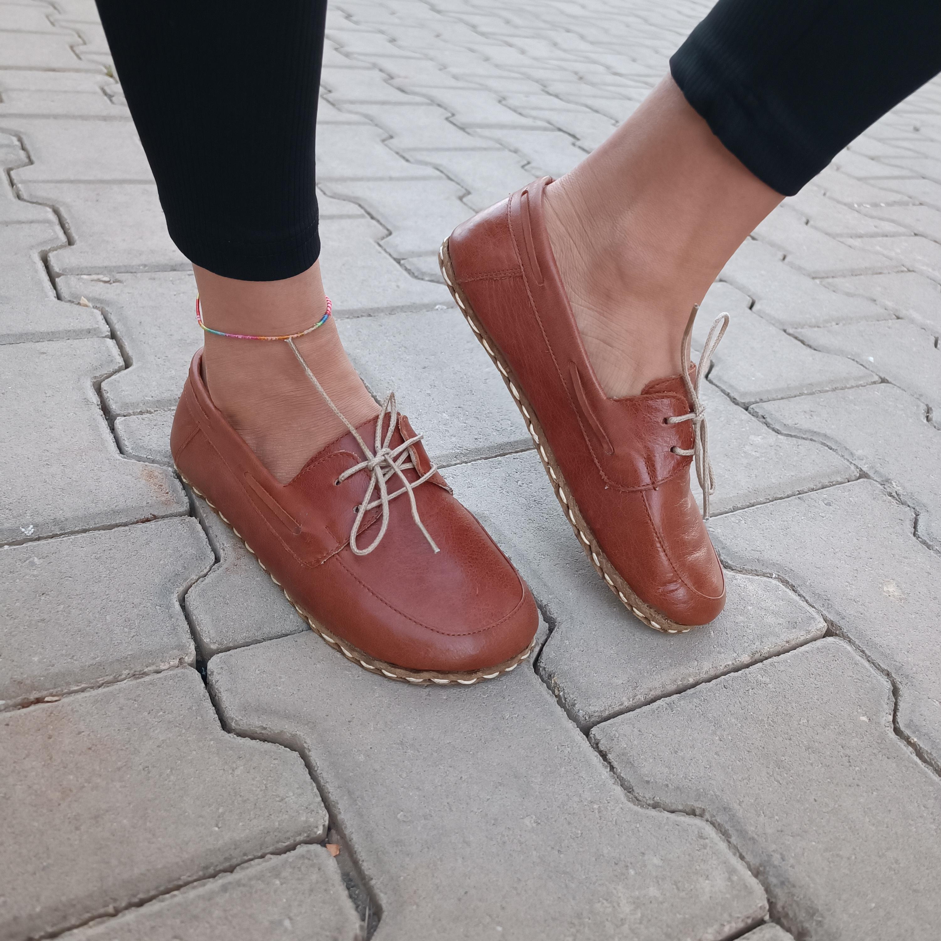 Barefoot Copper Grounding Shoes for Women, Earthing Rivets, Sustainable ...