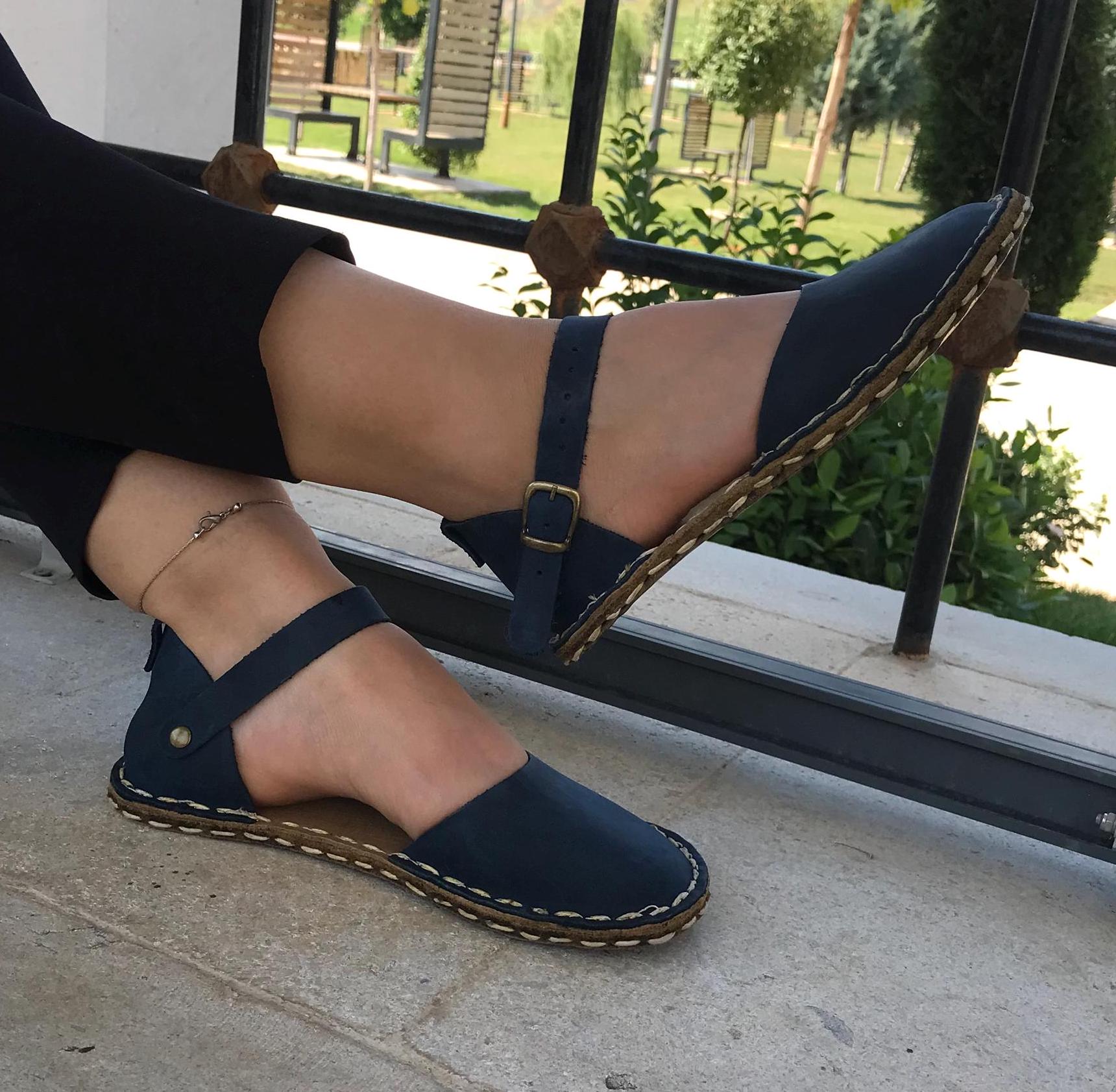 Barefoot Sandal Women, Handmade Sandals, Grounding Sandals Women, Mary ...
