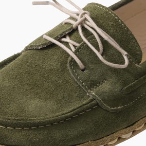Handmade Barefoot, Suede Green Leather, Barefoot Grounding Shoes ...