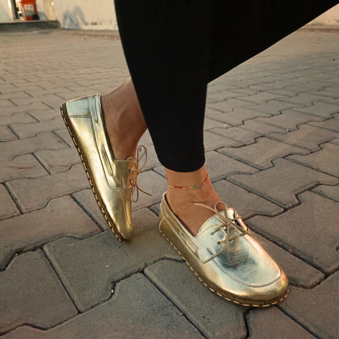 Barefoot Copper Grounding Shoes for Women, Earthing Rivets, Sustainable ...