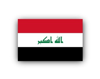 Iraq Window Decal - Etsy