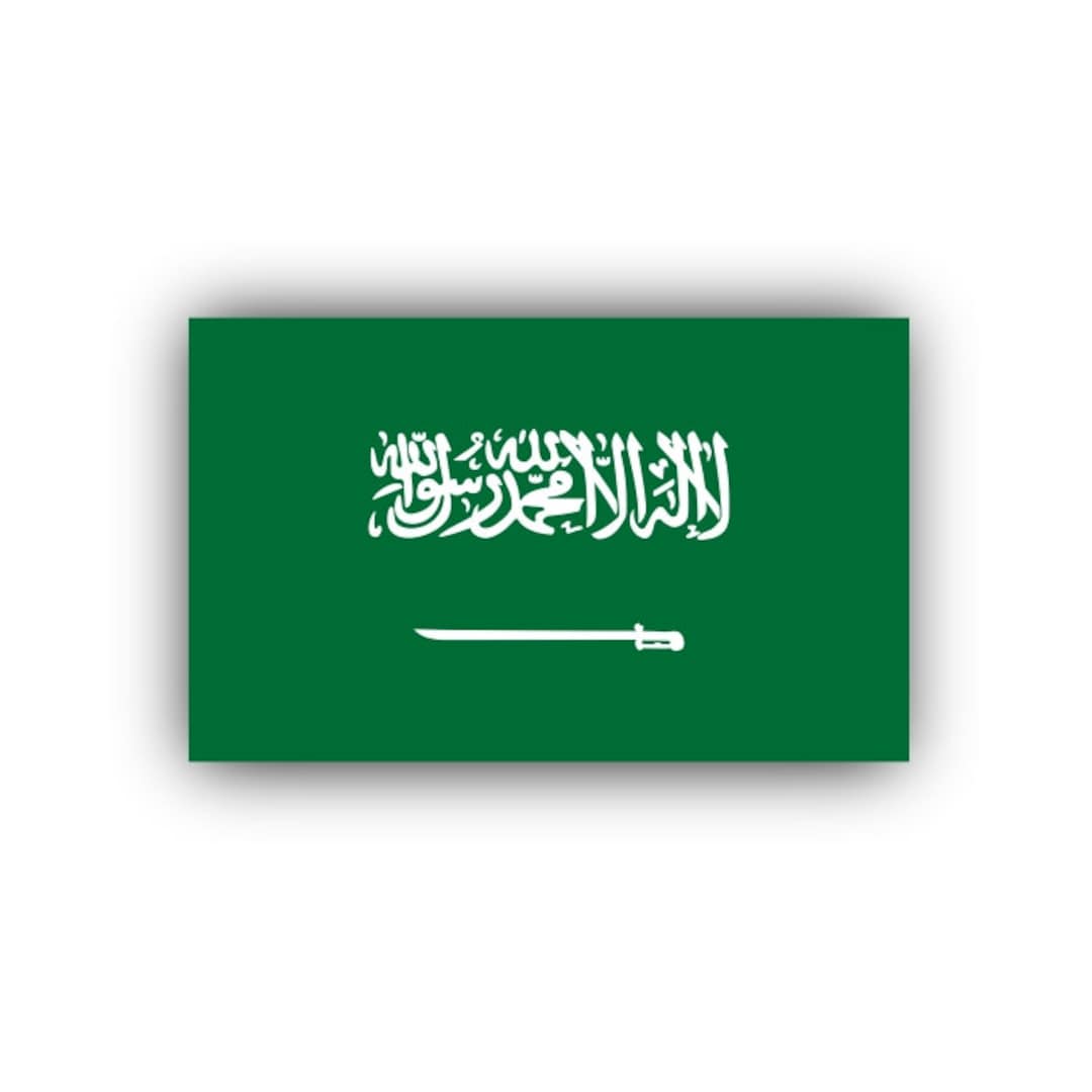 Flag of Saudi Arabia Decal Sticker UV Water Resistance - Etsy