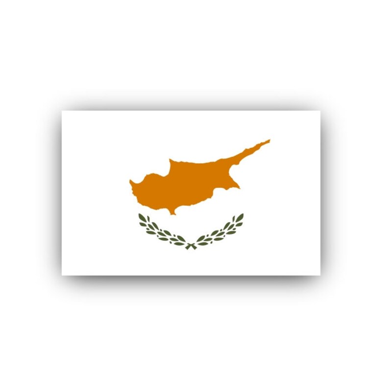 Flag of Cyprus Decal Sticker UV Water Resistance Official Car - Etsy