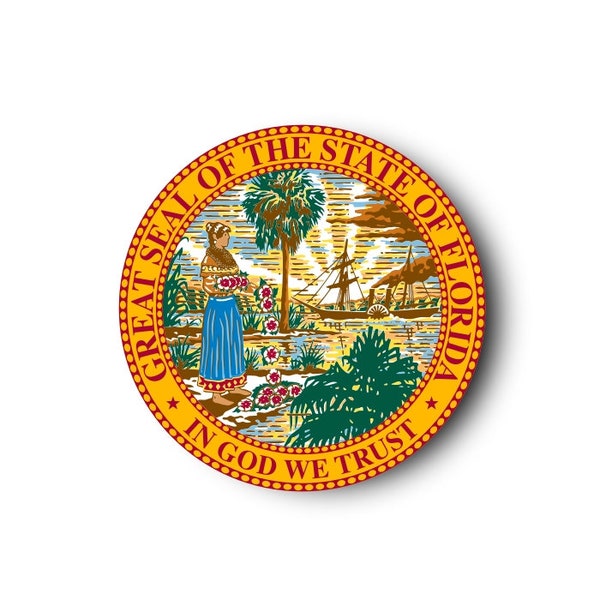 Florida State Decals - Etsy