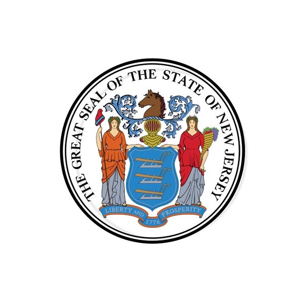 New Jersey Car Decal - Etsy