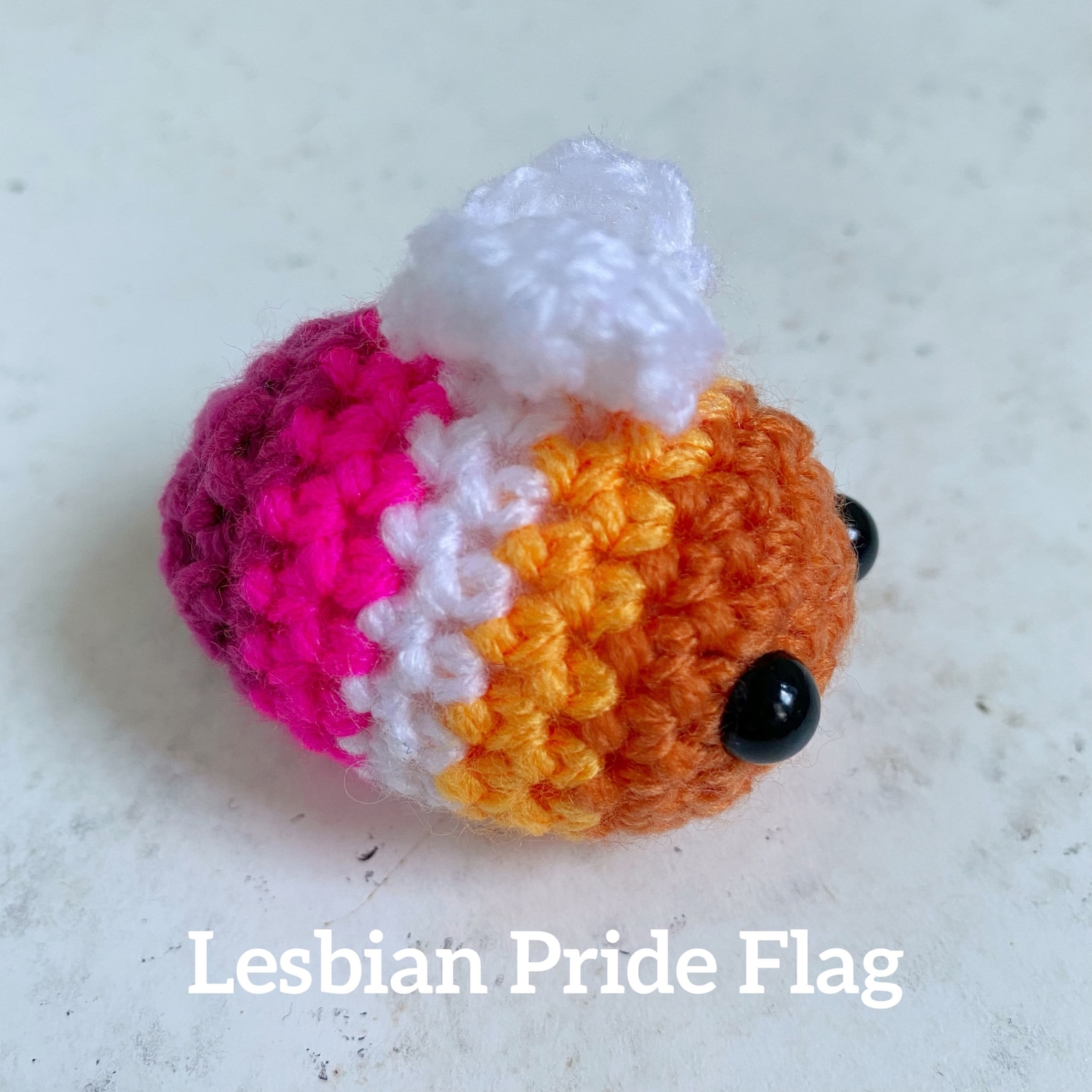LGBTQ Crochet Bees Pride Bees Rainbow Bee Amigurumi - Etsy UK