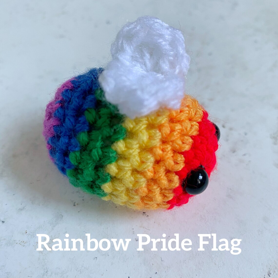 LGBTQ Crochet Bees Pride Bees Rainbow Bee Amigurumi - Etsy UK