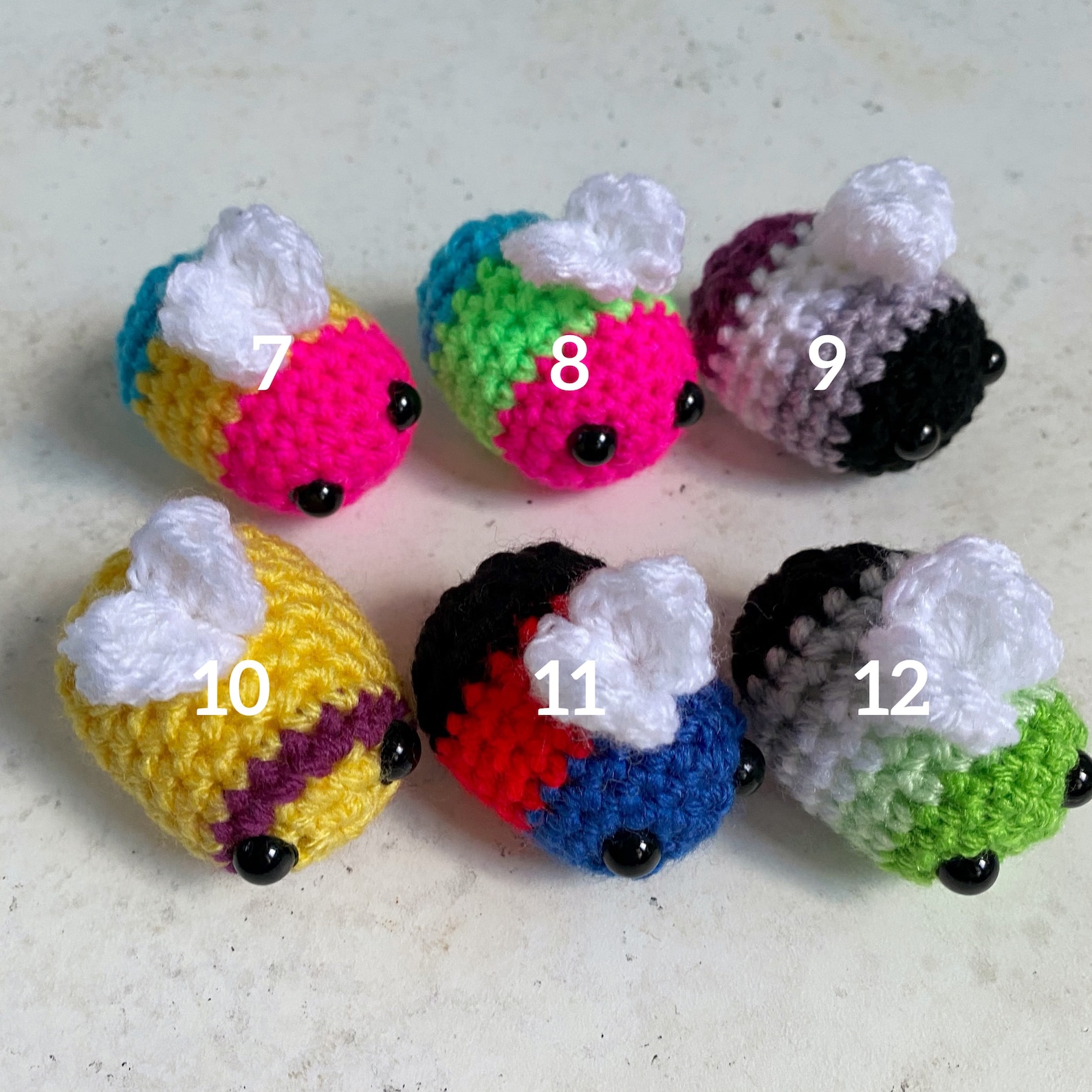 LGBTQ Crochet Bees Pride Bees Rainbow Bee Amigurumi - Etsy UK
