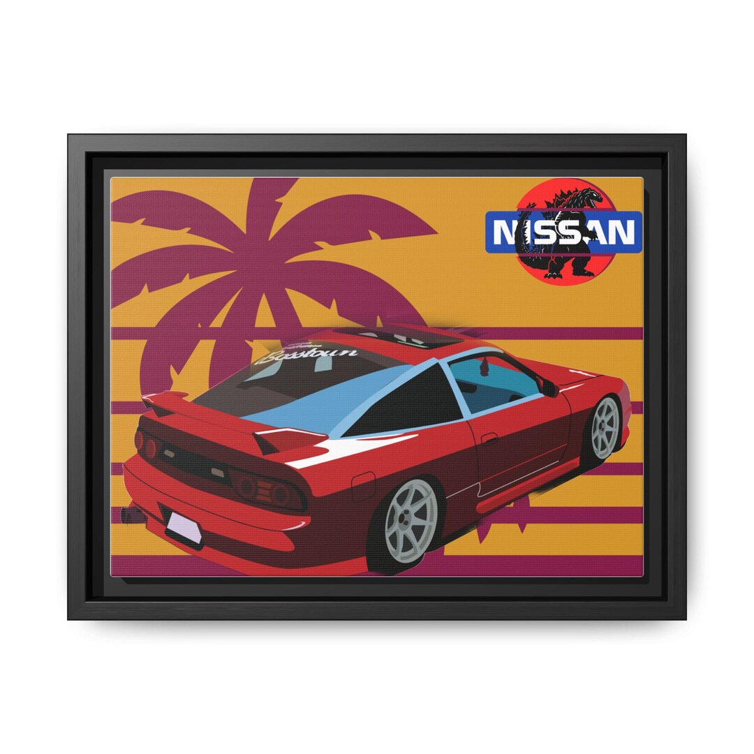 NISSAN Godzilla Chillwave Retro Poster - Etsy