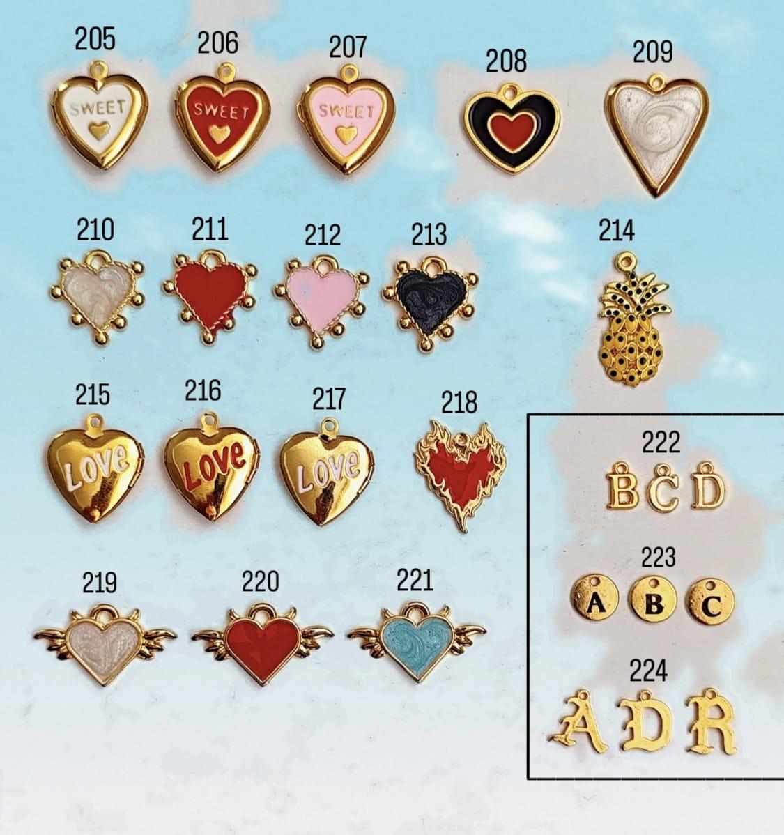 Custom Gold Charm Necklace, Build Your Own Custom Charm Necklace for ...