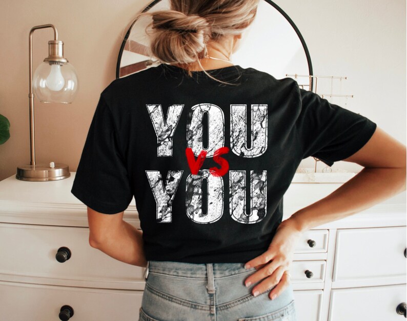You Vs You Distressed - Png - Digital Download - Etsy