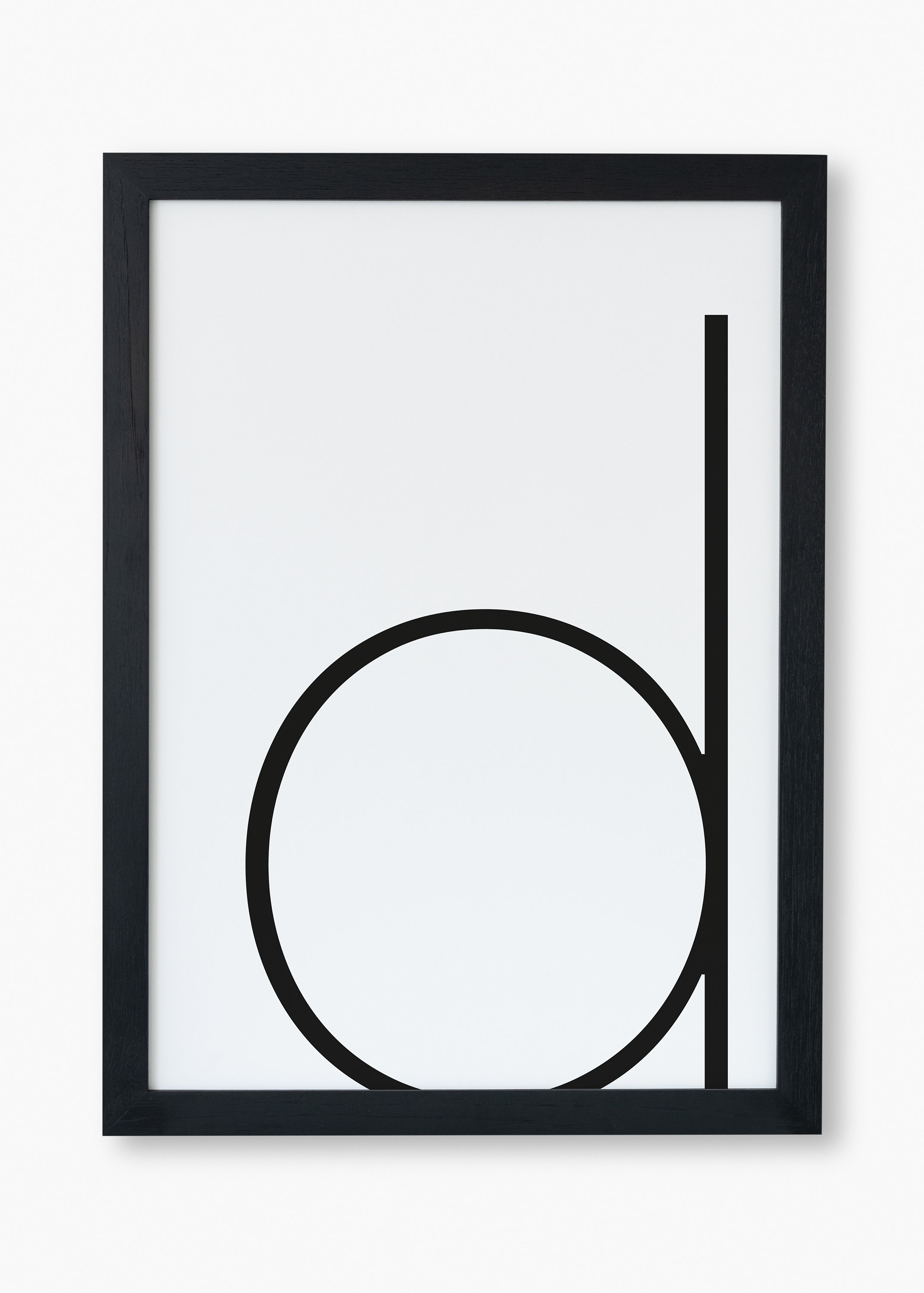 Printable Letter | Letter D Poster | Simple Printable Art | Elegant ...