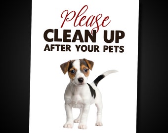 Clean up Please Sign - Etsy