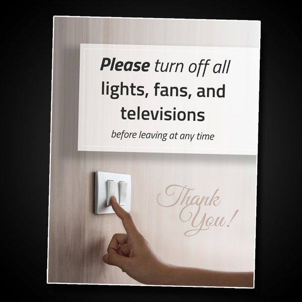 Turn off Ac Sign - Etsy