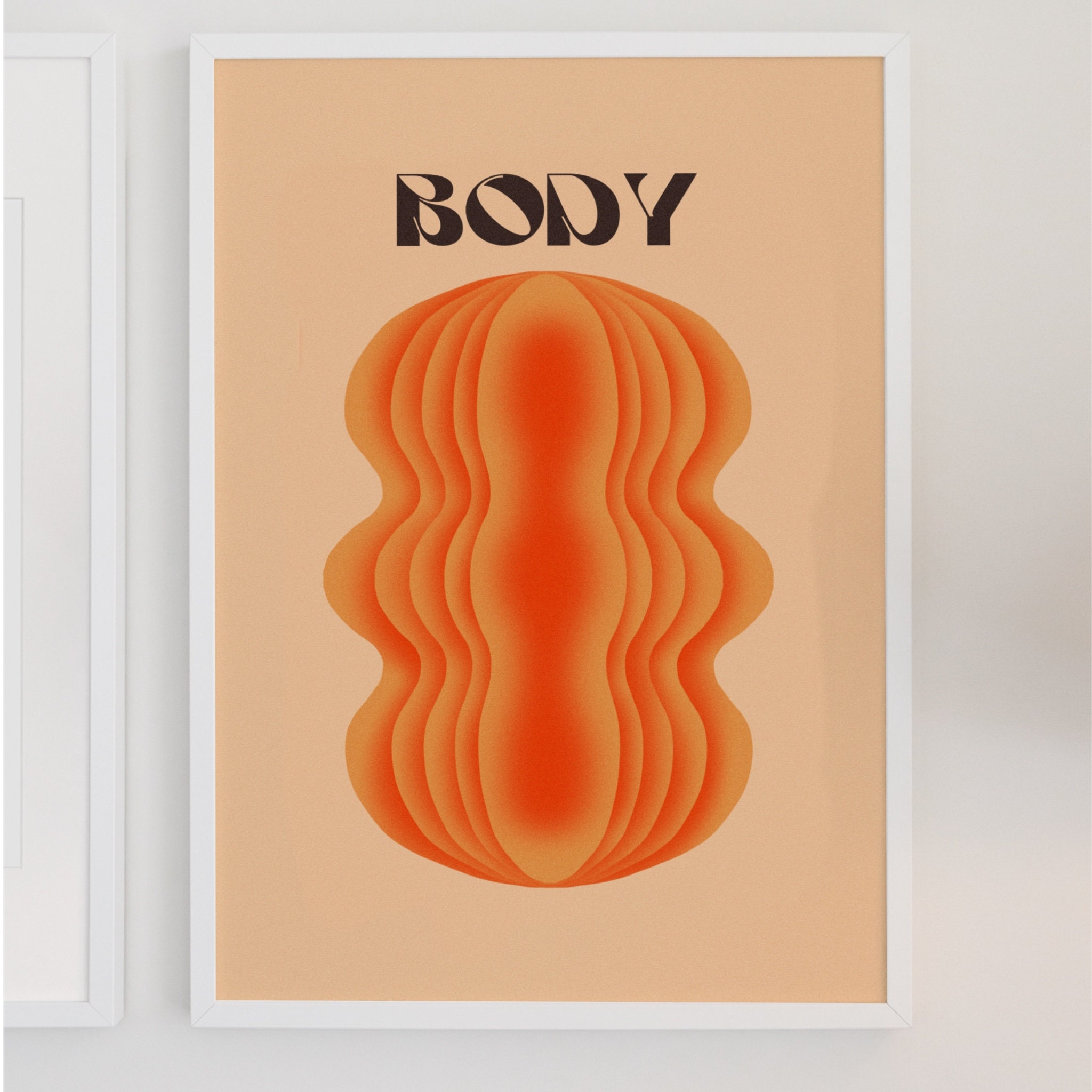 MIND BODY SOUL Poster Set of 3, Inspirational Aura Poster Set, Grainy ...