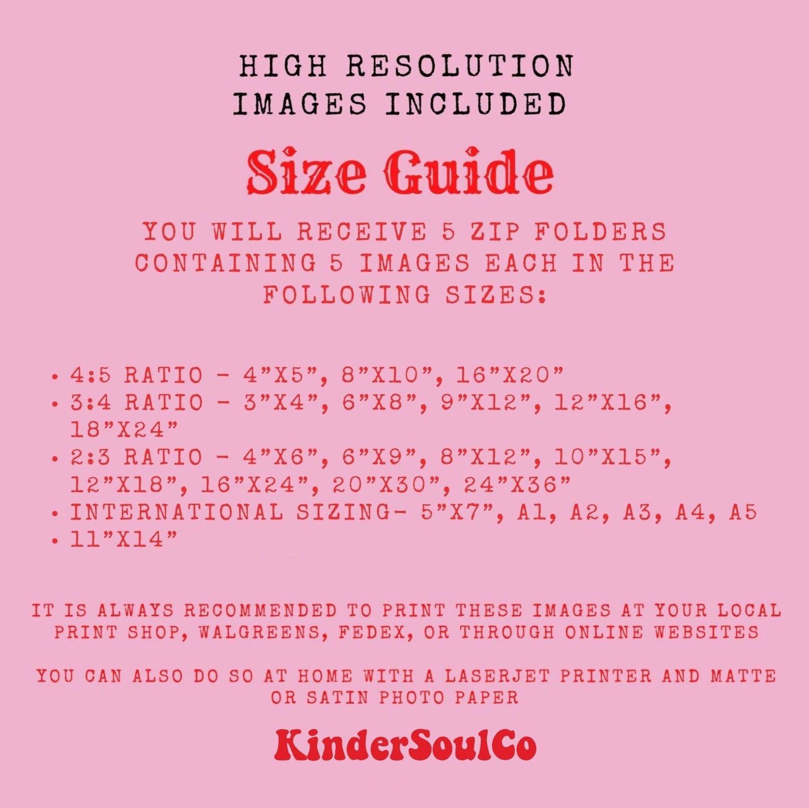 Pink Retro Poster Set of 5, Inspirational Poster Set, Grainy Gradient ...