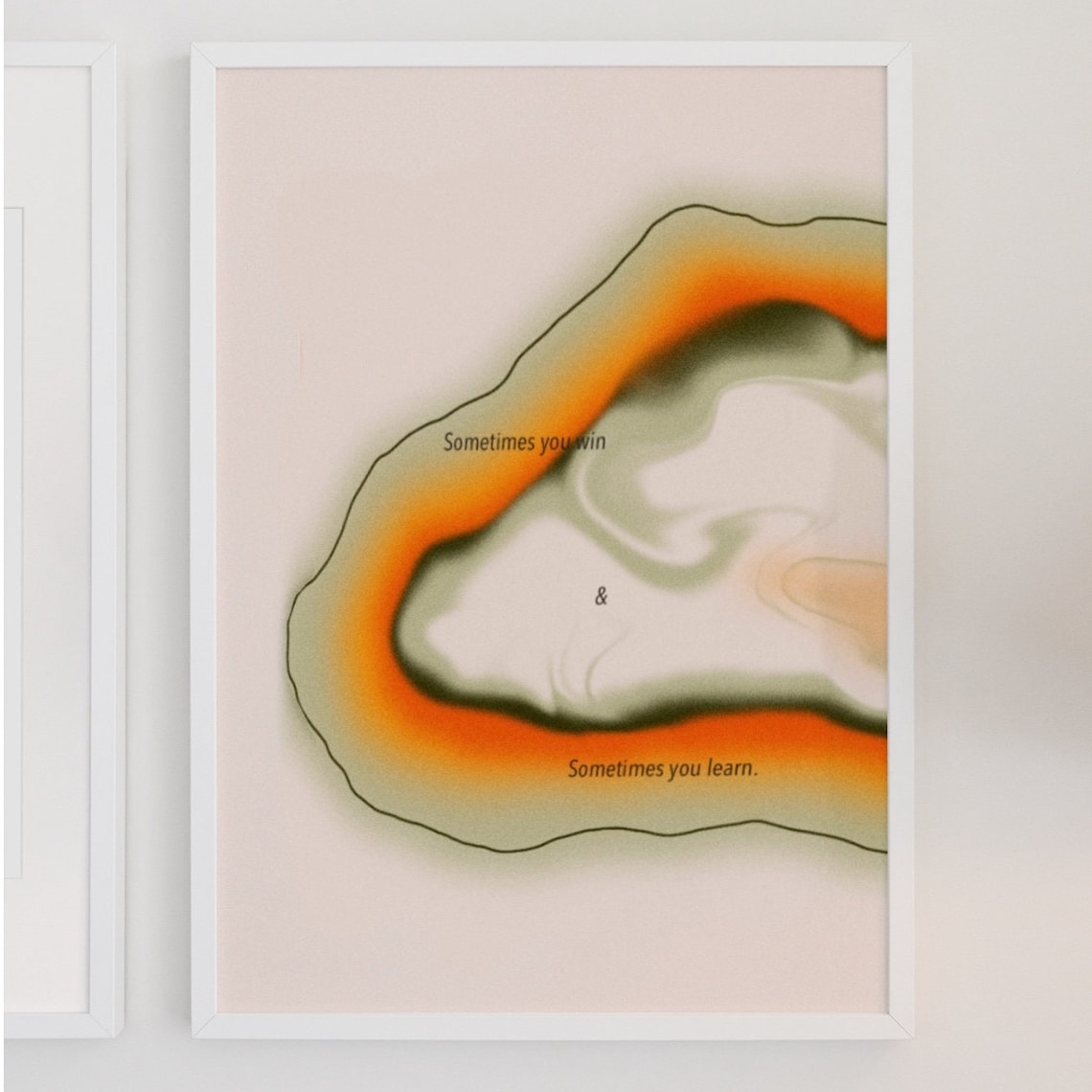 Aura Poster Set of 3, Inspirational Poster Set, Grainy Gradient Quote ...