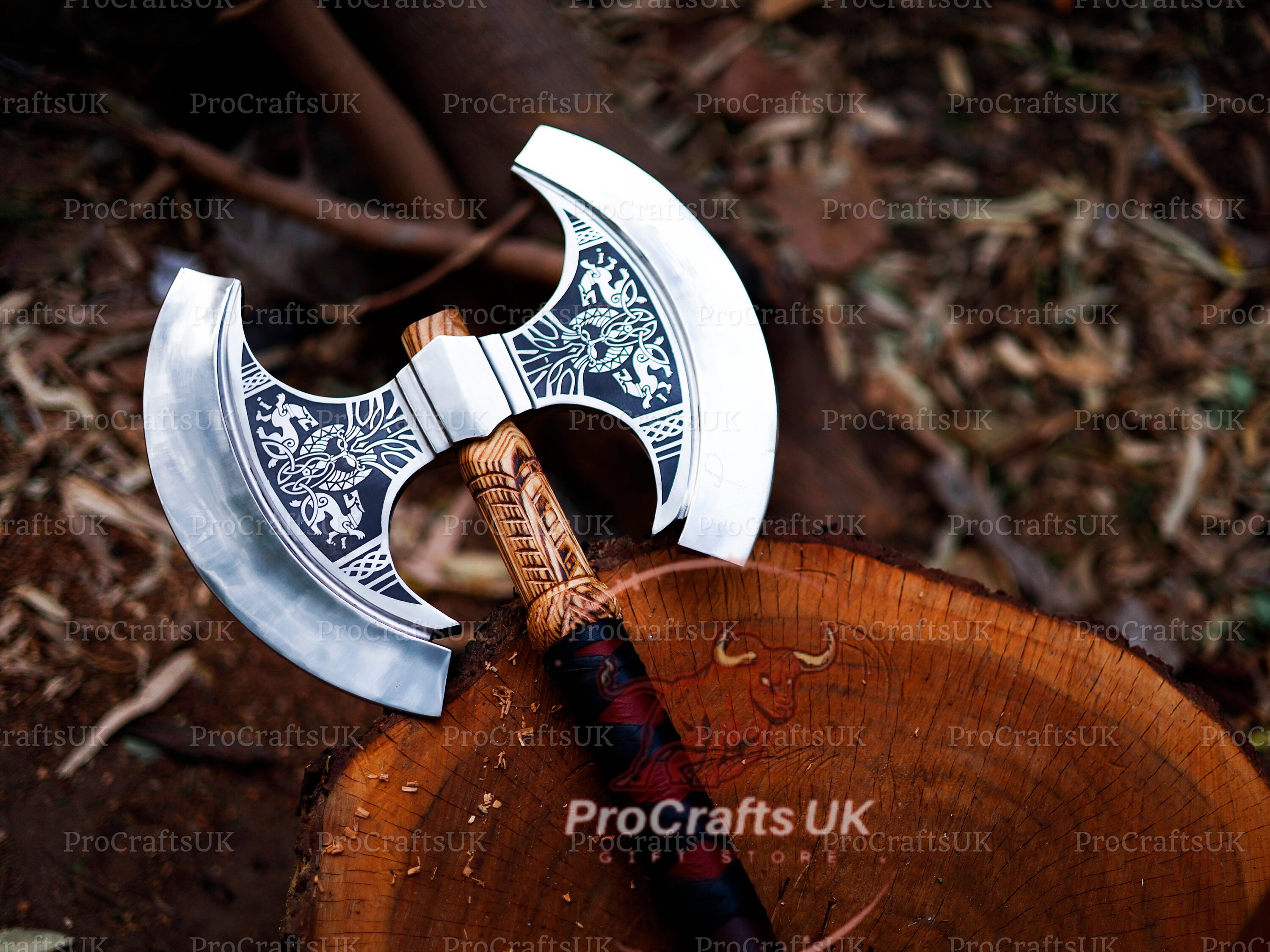 Custom Handmade Double Headed Vikings Axe Large Battle Axe - Etsy