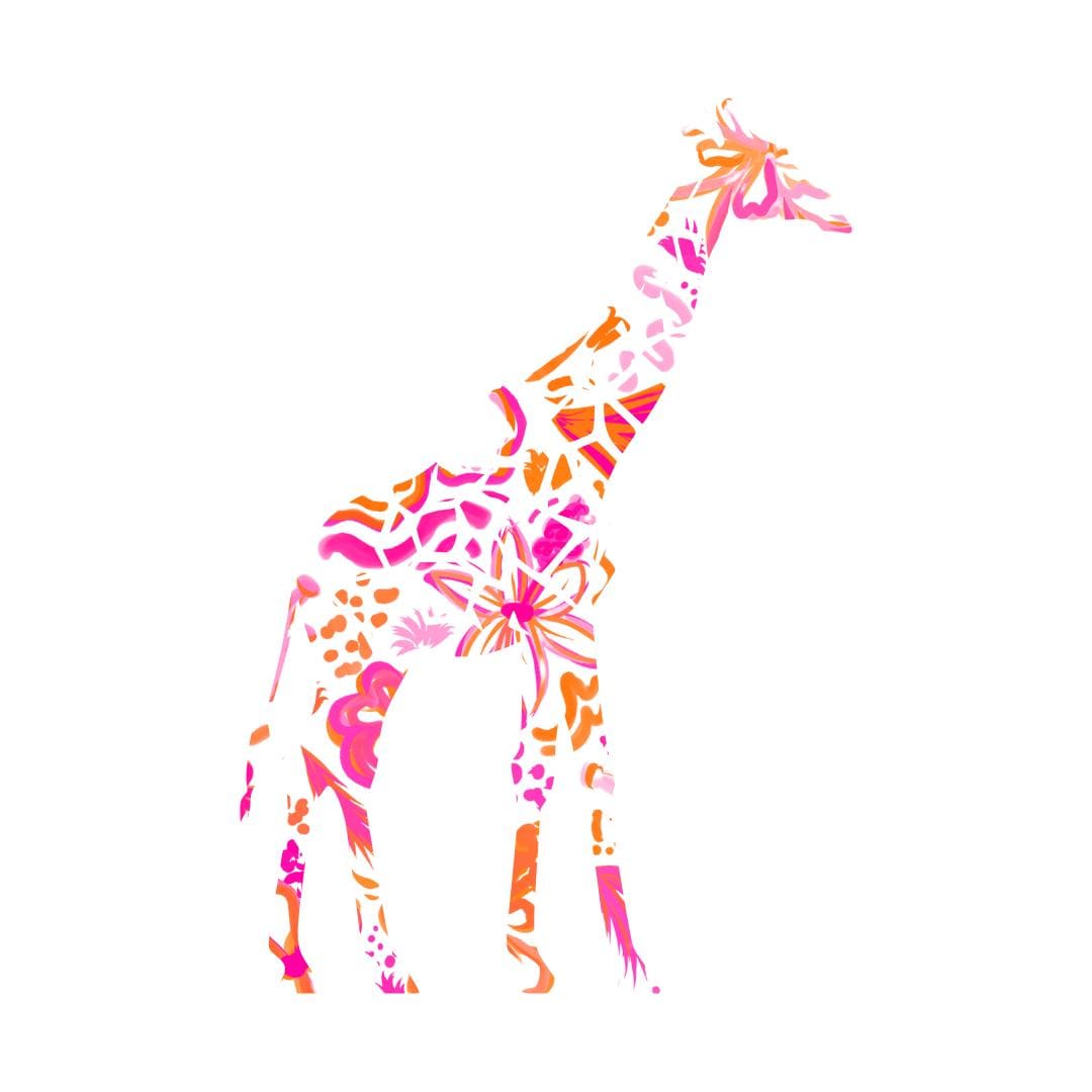 Preppy Giraffe Clip Art Set of 5 - Digital Download - Etsy
