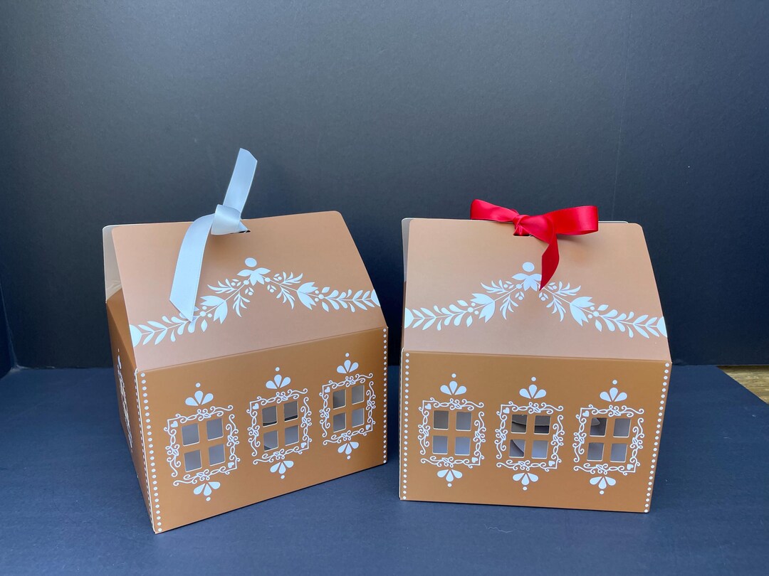 Gingerbread House Gift Box - Etsy