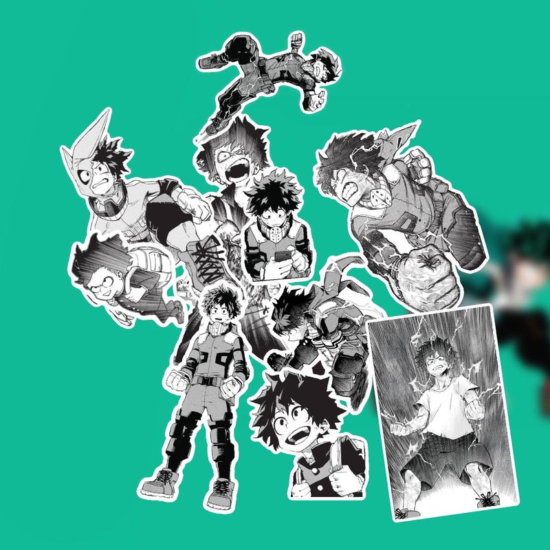 Manga Mha Stickers - Etsy