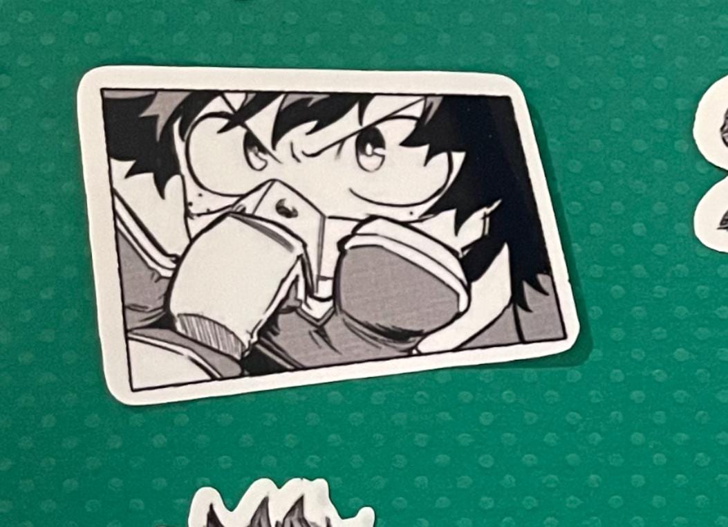 Deku Manga Stickers - Etsy