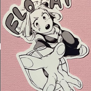 Uraraka Manga Stickers - Etsy