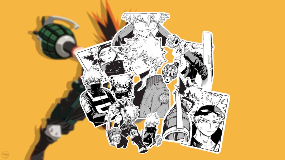 Bakugo Manga Stickers Vol 2 - Etsy