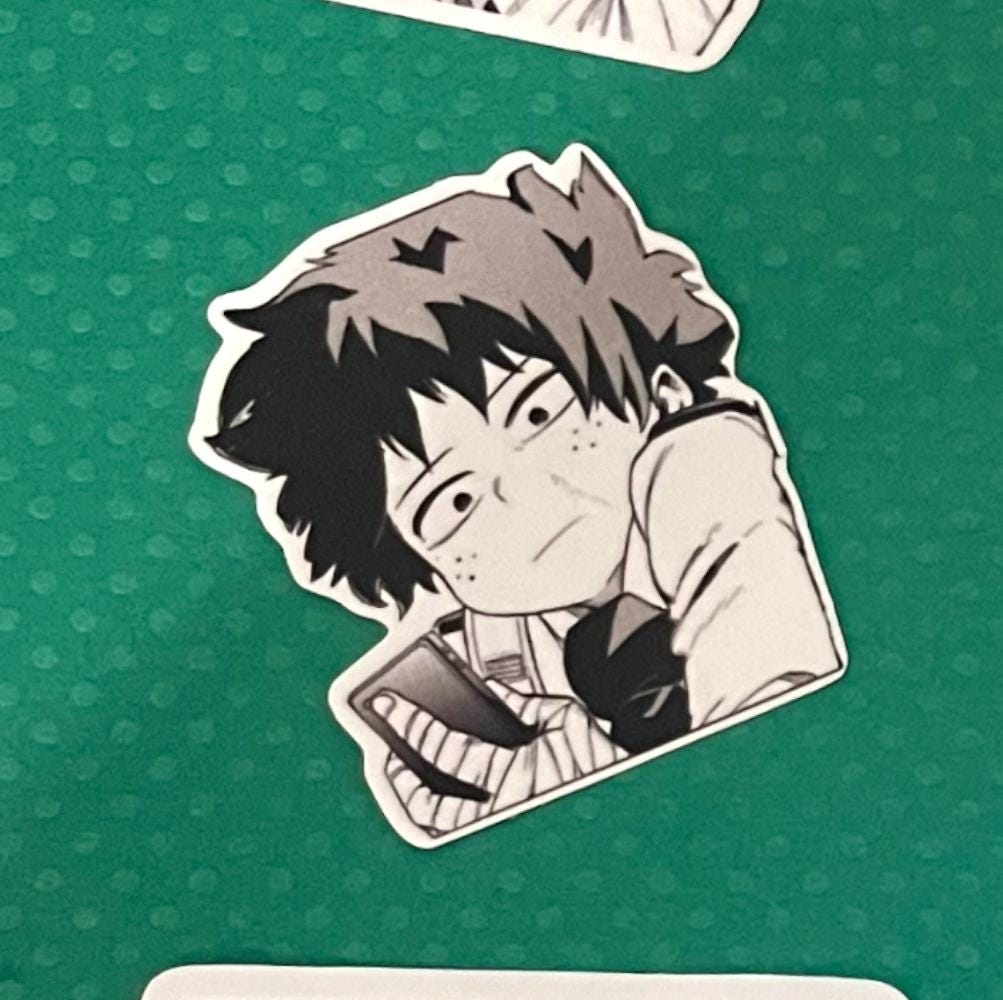 Deku Manga Stickers - Etsy