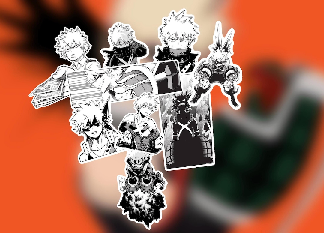 Bakugo Manga Stickers - Etsy